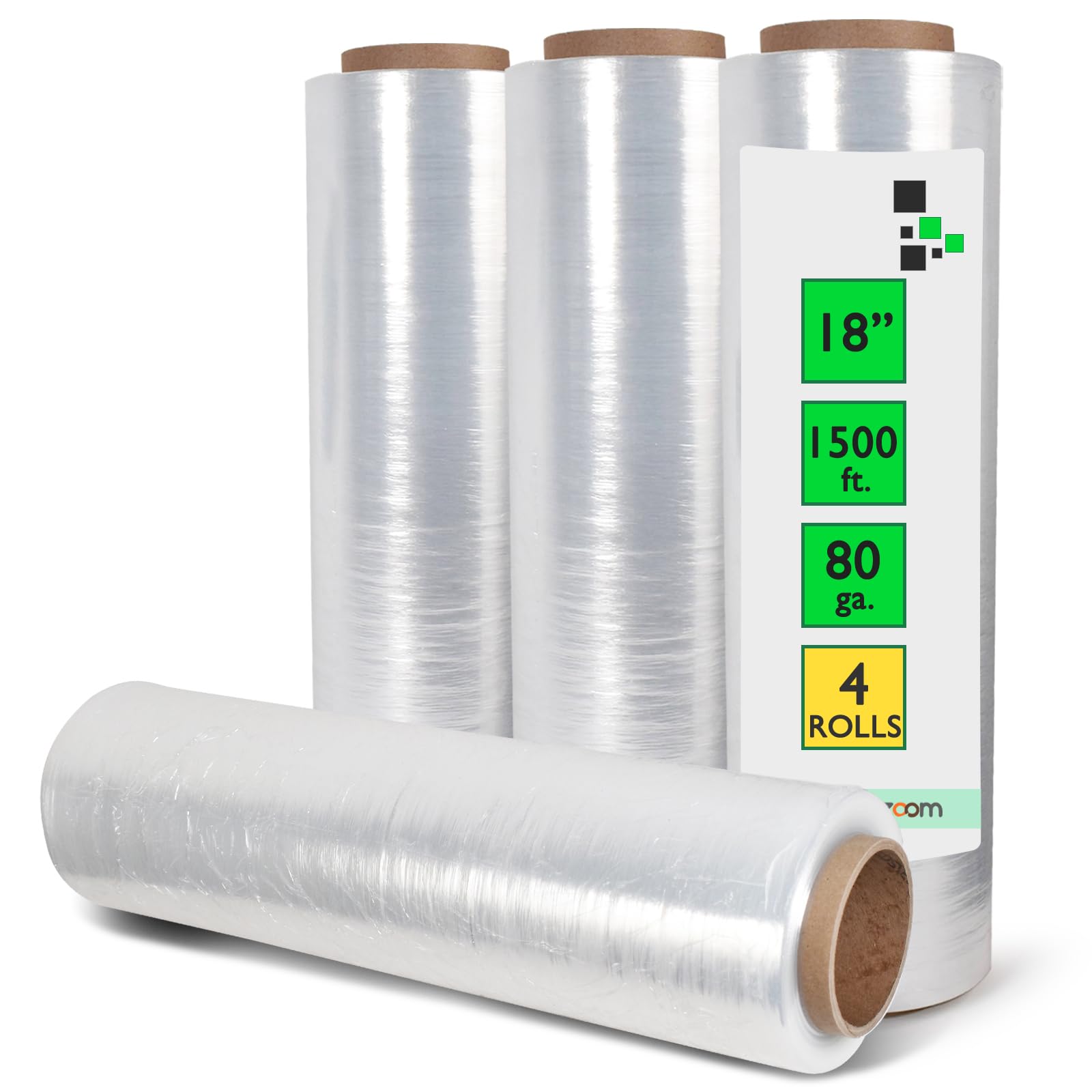Colony Hardware | 18" 80Ga Stretch Film Shrink Wrap Roll