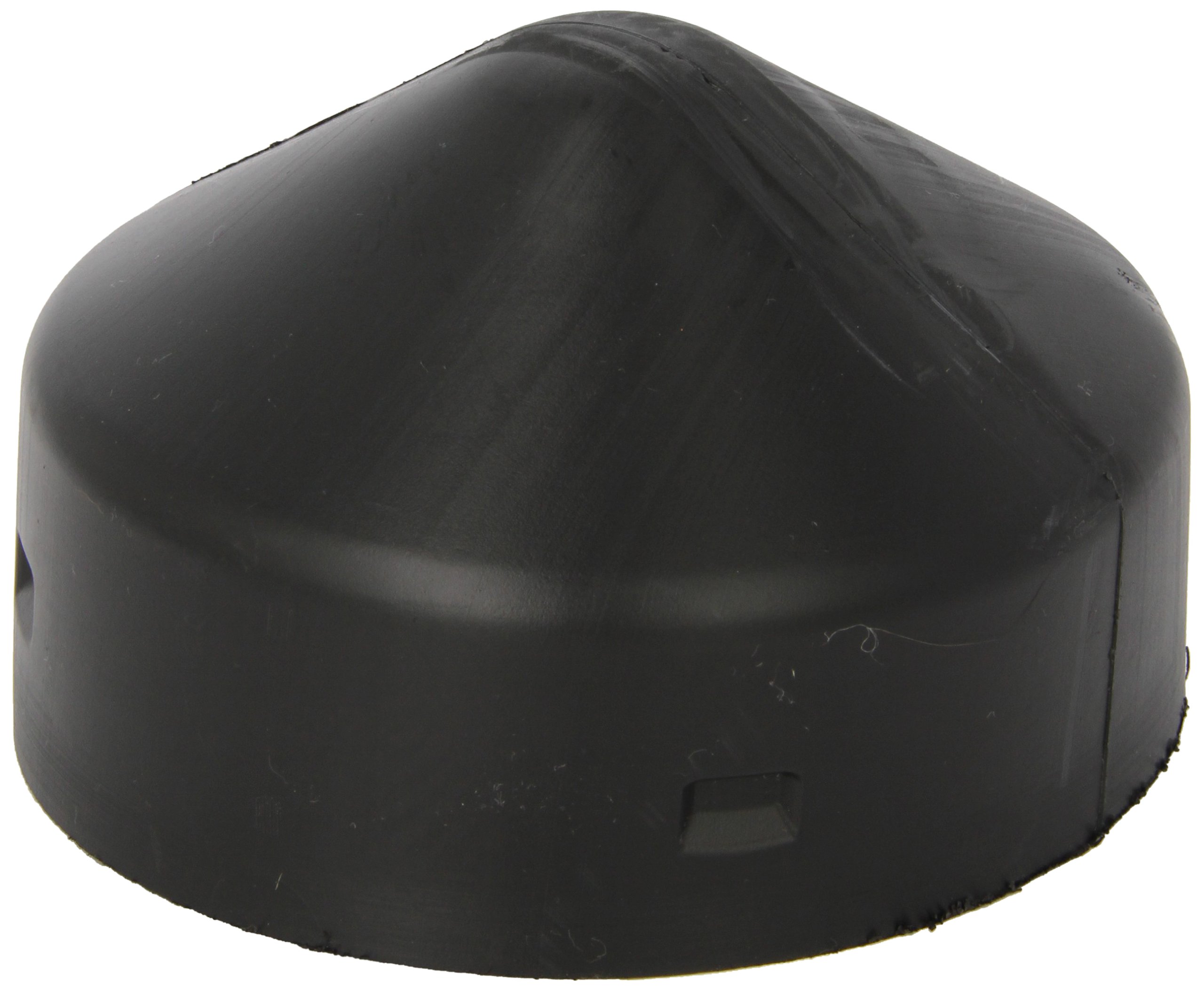 Colony Hardware | 1769 Eagle Bollard Post Cap Round 6.5 Dia Black
