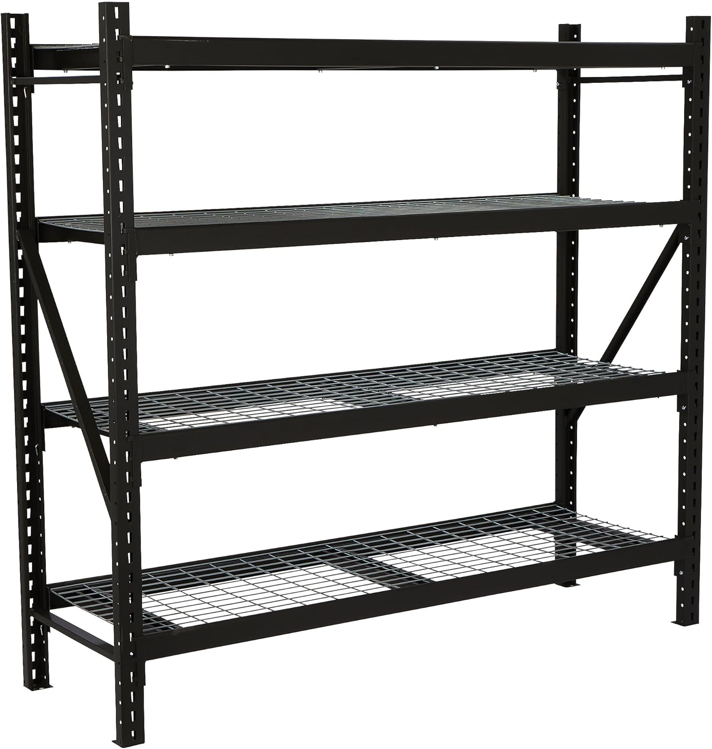 Colony Hardware | 2611T002 Northern 72''x24''x72'' 4-Tier Shelving Rack