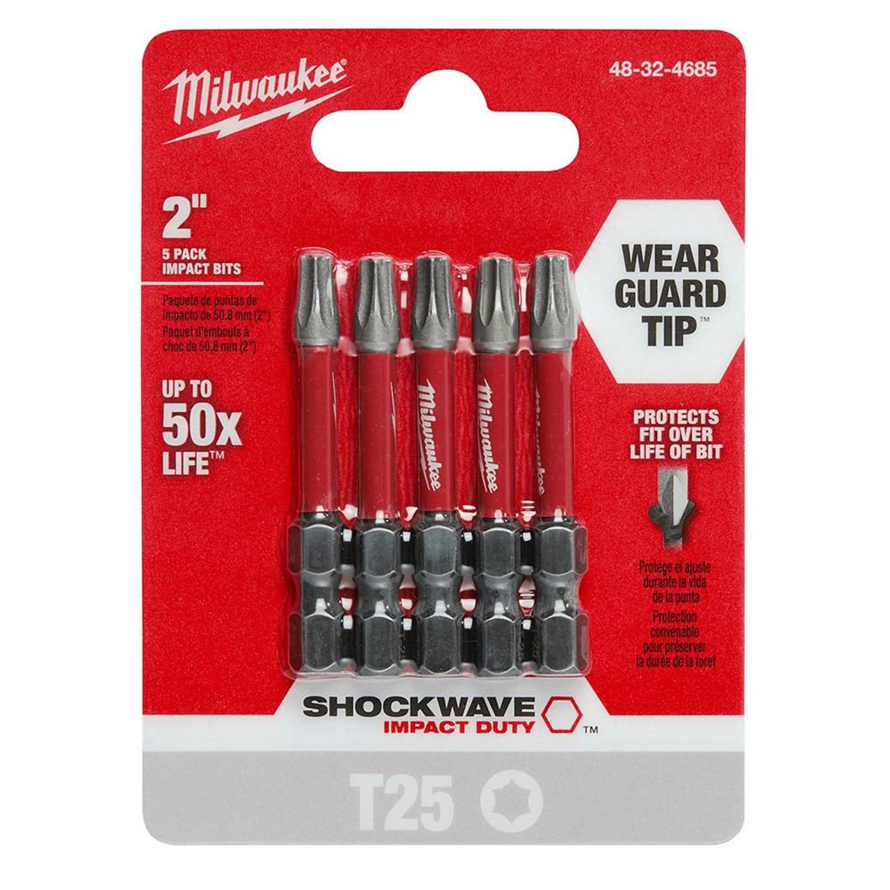 Colony Hardware | 48-32-4685 Milwaukee 2'' Shockwave T25 Torx Power Bit ...