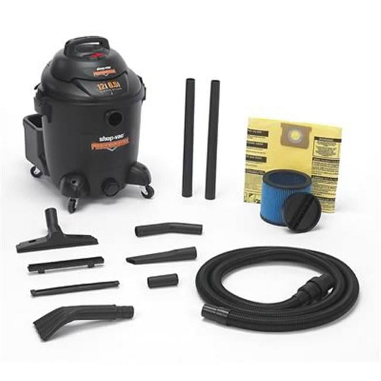 Colony Hardware | 9621210 Shop Vac 12-gal 6.5 Peak HP Poly Wet/Dry Vacuum