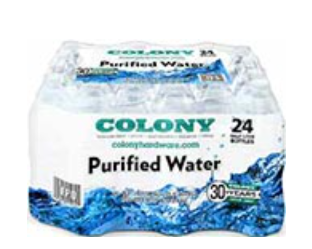 Colony Hardware | 16.9-oz Bottled Water Case of 24